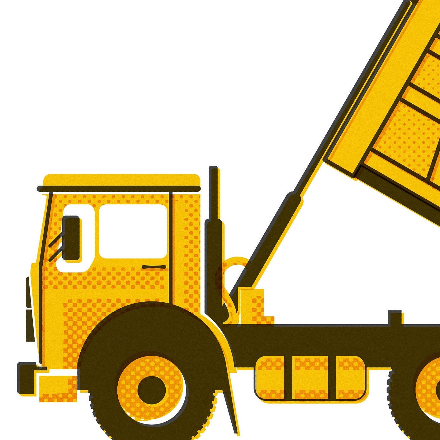 SET of 3 Construction Prints Kids Wall Art Retro Nursery - Etsy UK