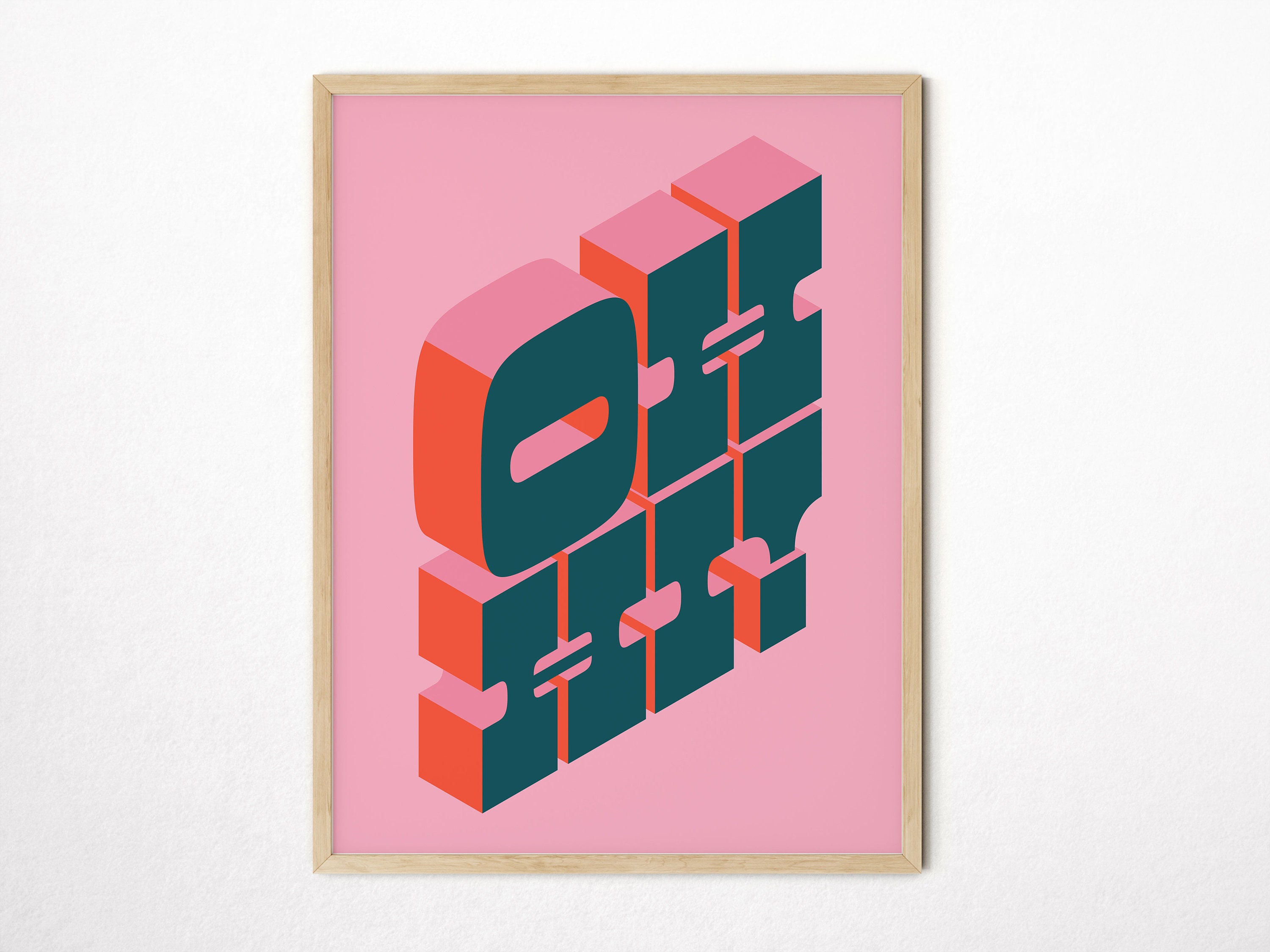 OH HI Typographic Retro Art Print Welcome Art Home Decor | Etsy