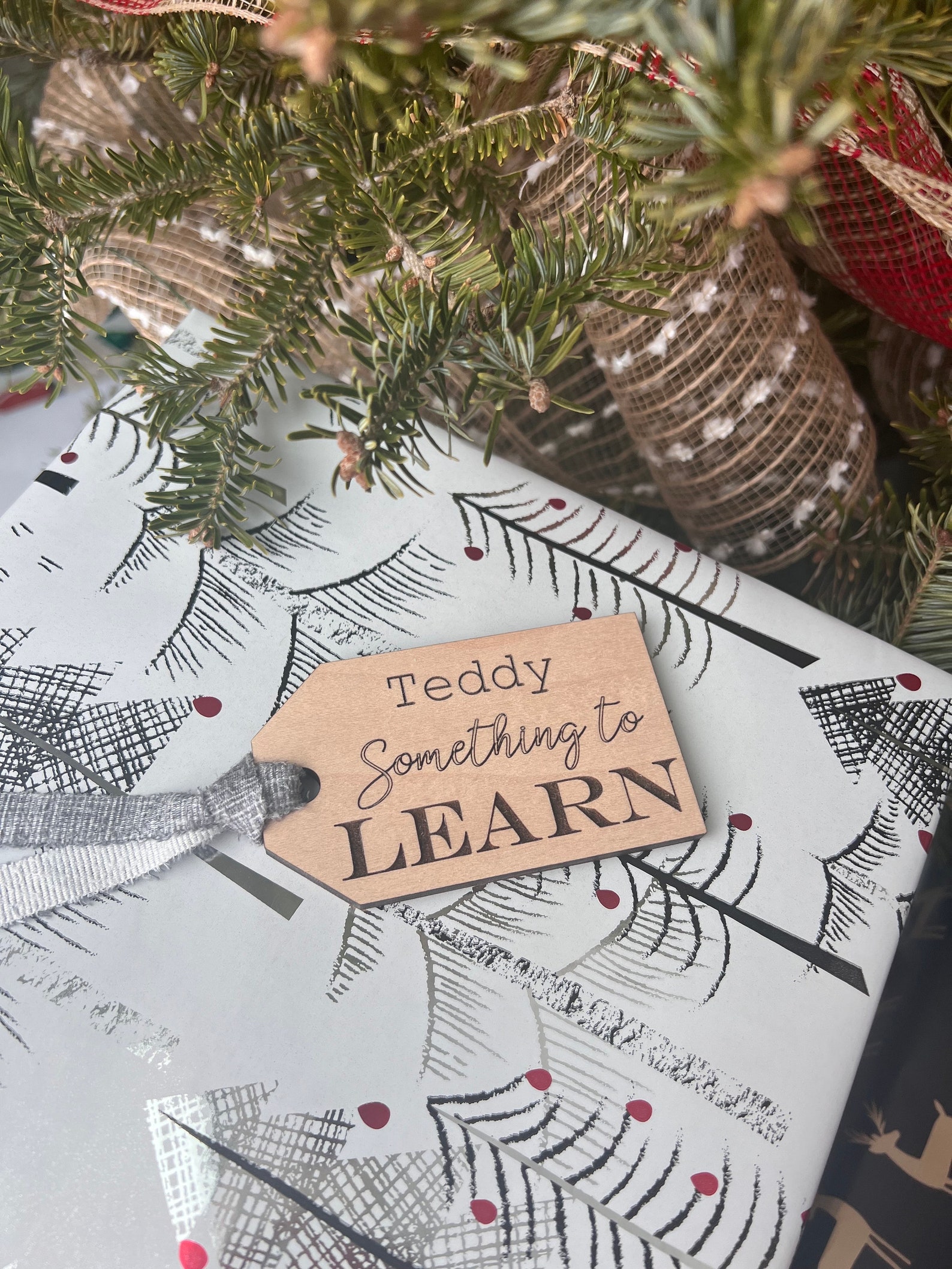 Christmas Gift Tags | Wooden Tags | Something You Want | Something You ...
