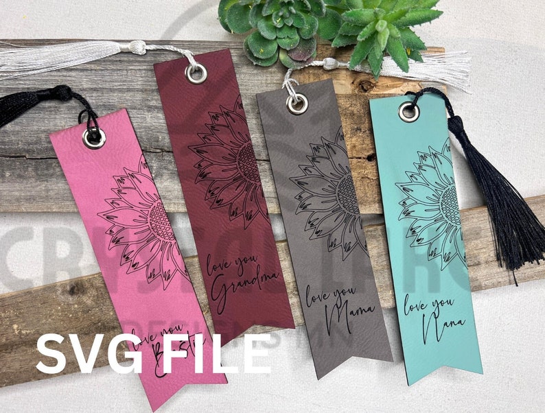 SVG FILE Laser Cut Digital File Bookmark Glowforge - Etsy