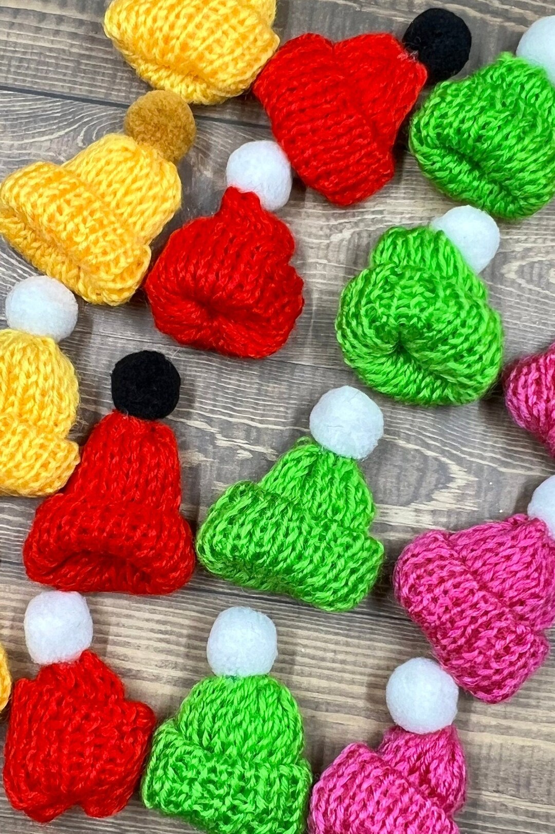 Mini Knit Craft Hats, Doll Hats, Christmas Decor - Etsy
