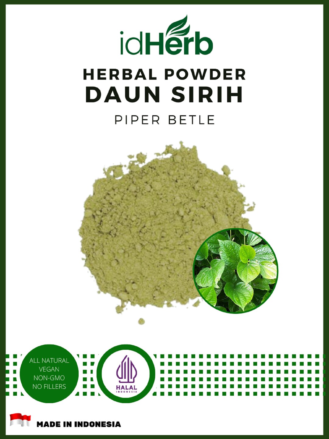 Organic Betel Leaf Powder (piper Betle), Indonesian Wildcrafted Herb - Etsy