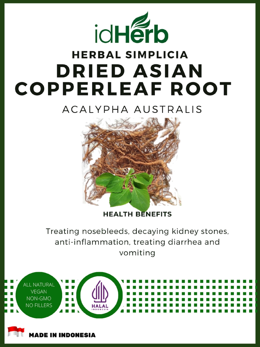 Dried Asian Copperleaf / Acalypha Australis Premium Fresh Organic Herb ...