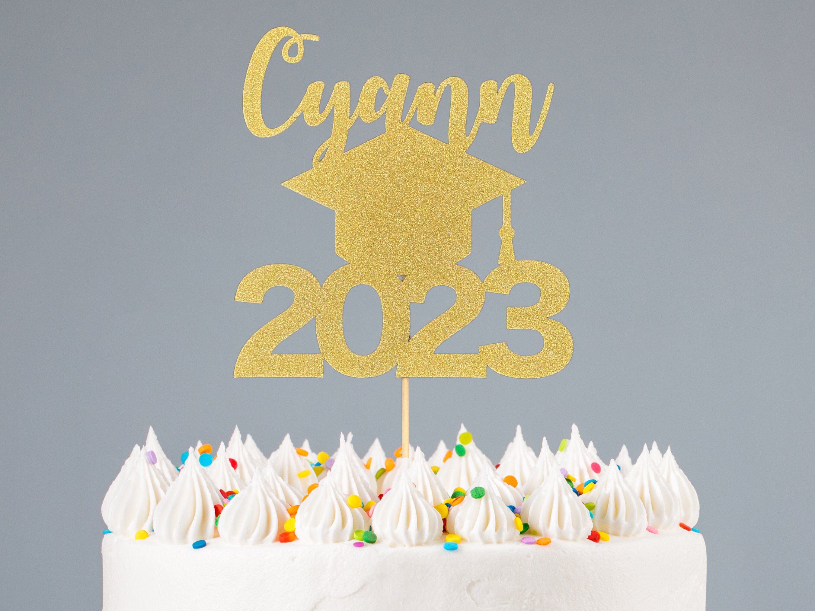 Graduation Cake Topper, Graduation Dessert Topper, Graduation Party ...