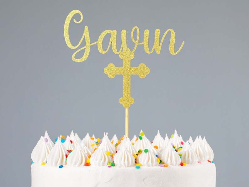First Communion Cake Topper, First Communion Party Decor, 1st Communion ...
