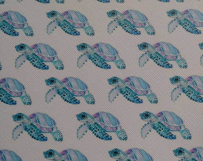 Sea Turtles Leather Sheets, Sea Turtles Printed Leather, Sea Turtles ...