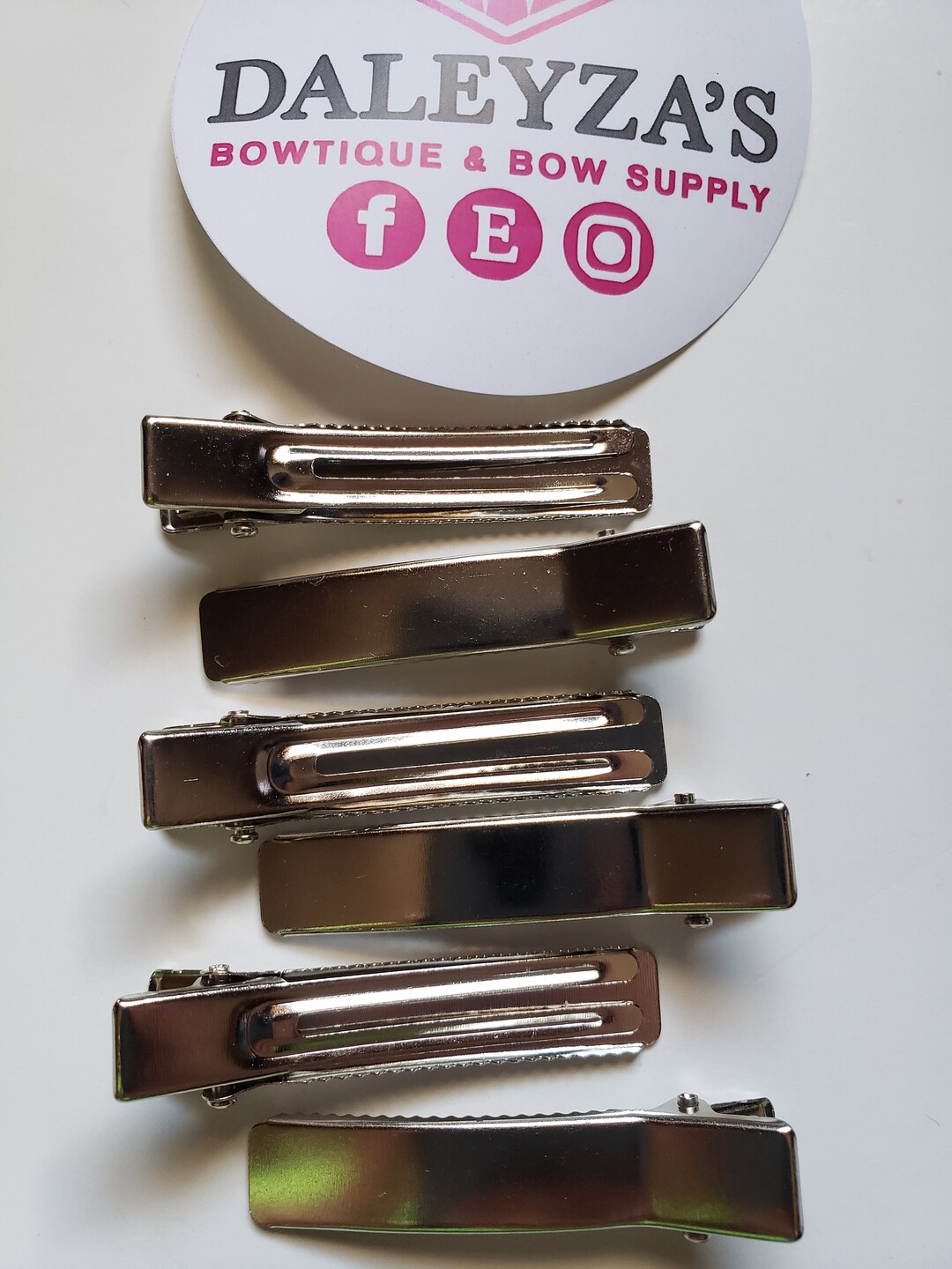 DOUBLE PRONG ALLIGATOR Clips, Diy Hair Clips, 2 Alligator Clips With ...