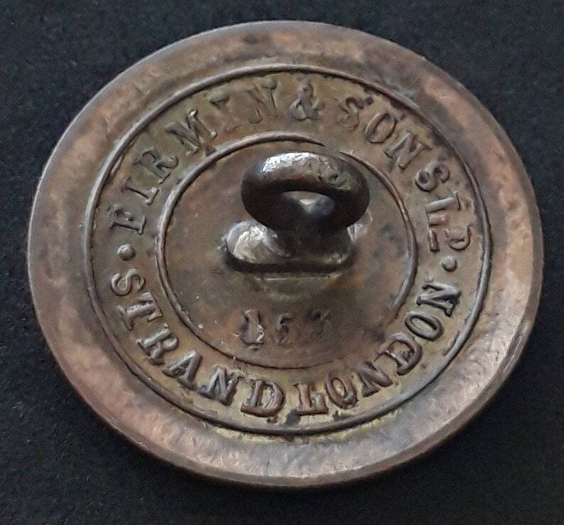 Antique Silver Plate Livery Button to the Magrath Family. 26mm - Etsy