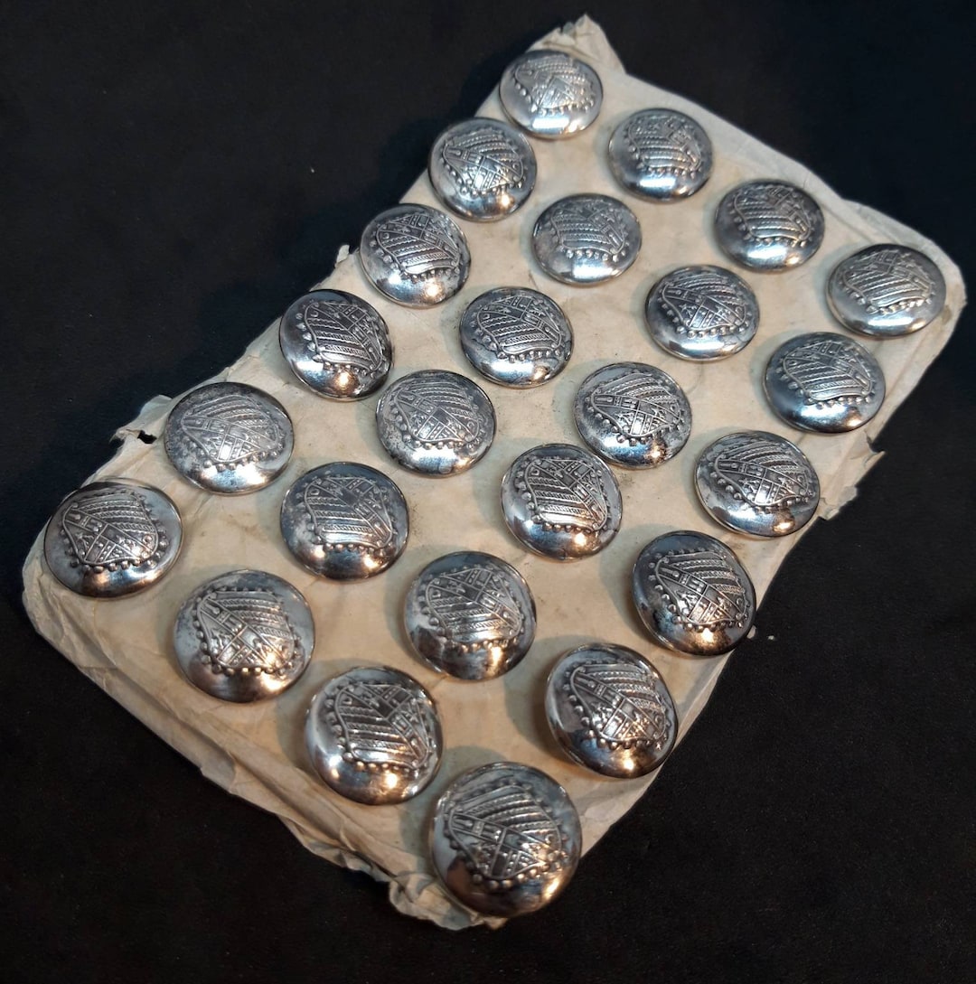 A Rare Complete Set of Victorian Female Lozenge Livery Buttons - Etsy