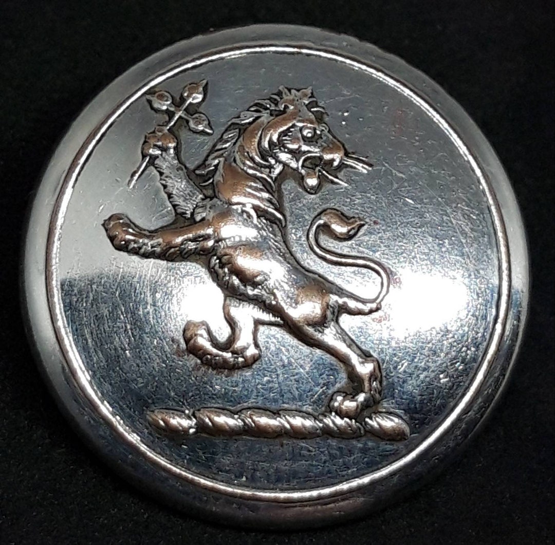 Antique Silver Plate Livery Button to the Evans Family tentative. This ...