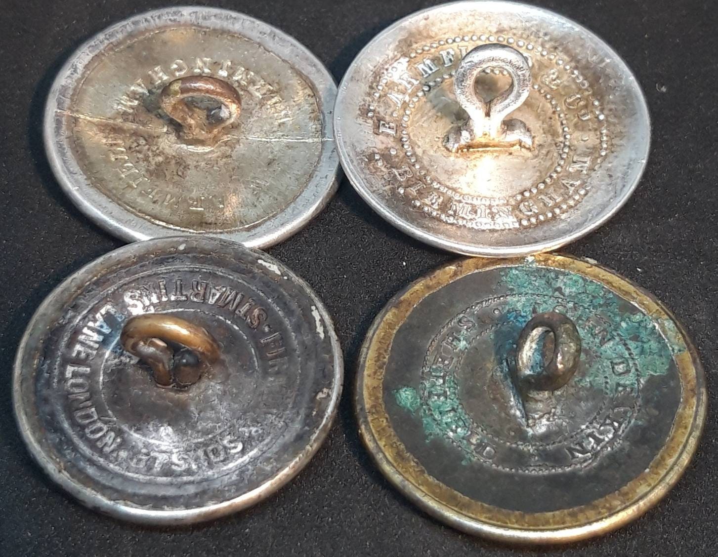 A Lovely Collection of Victorian Livery Buttons to Numerous Families ...