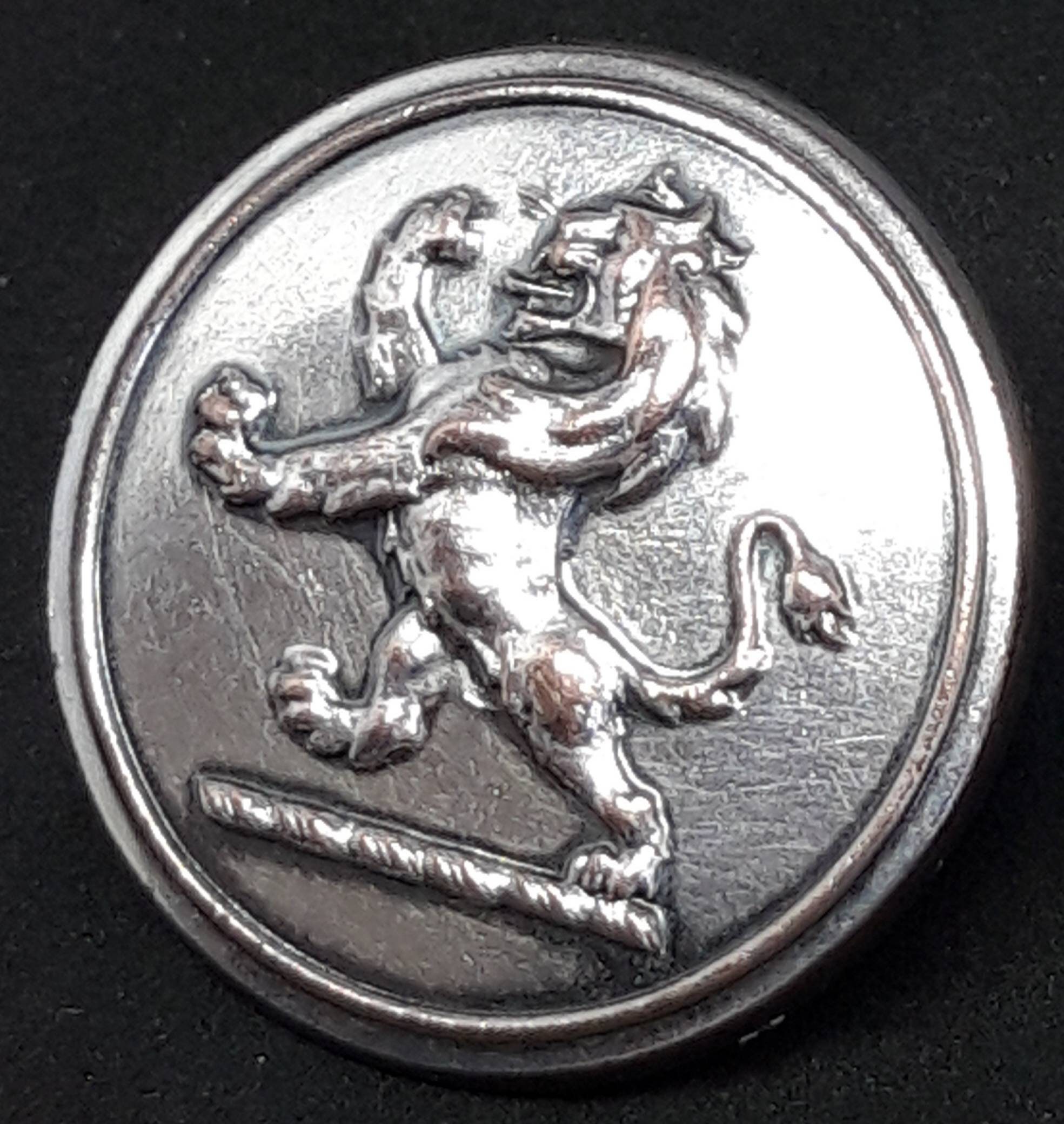 Antique Silver Plate Livery Button to the Lloyd Family. This Example ...