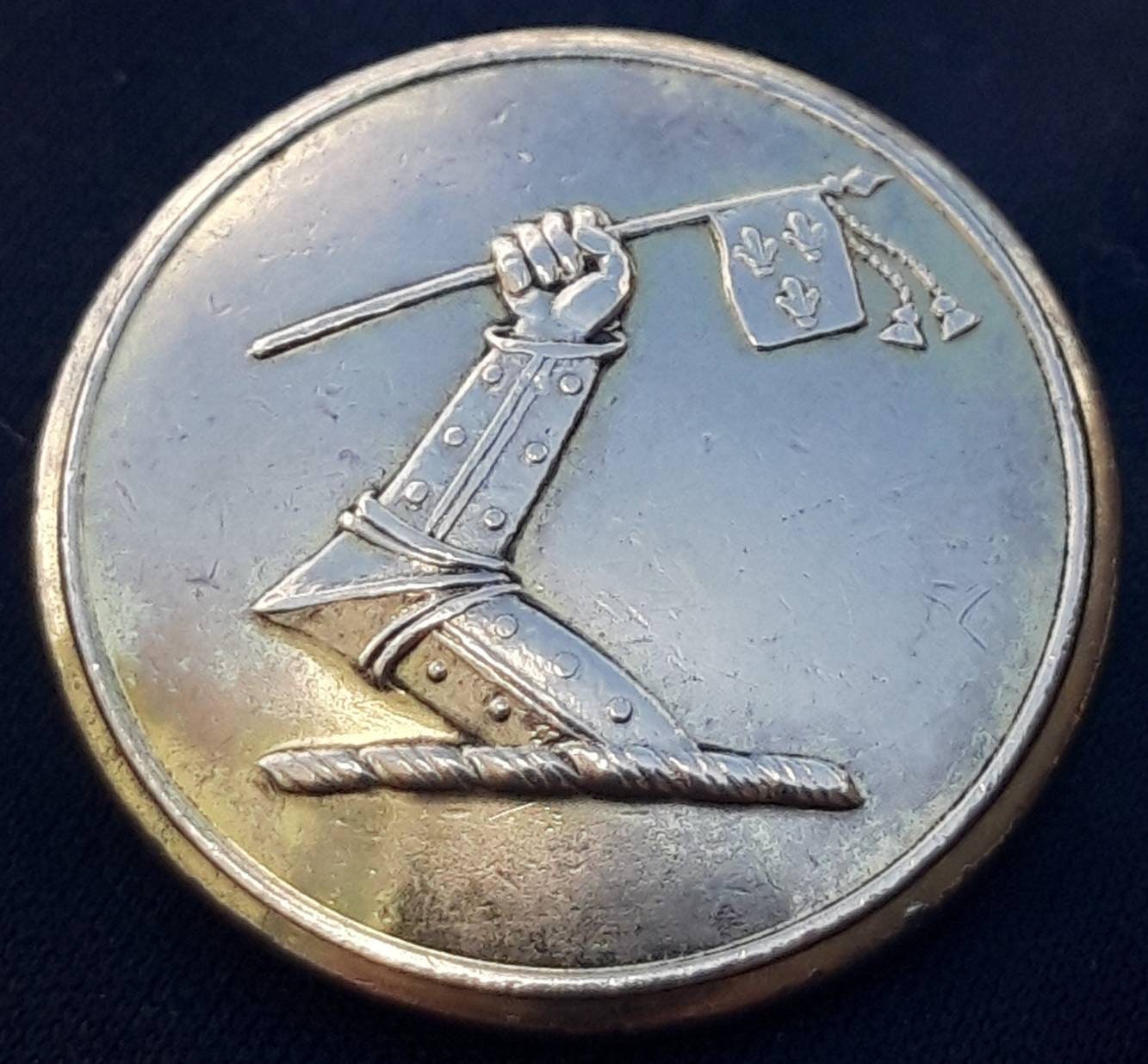 Early Antique Brass Livery Button to an Unresearched Family | Etsy