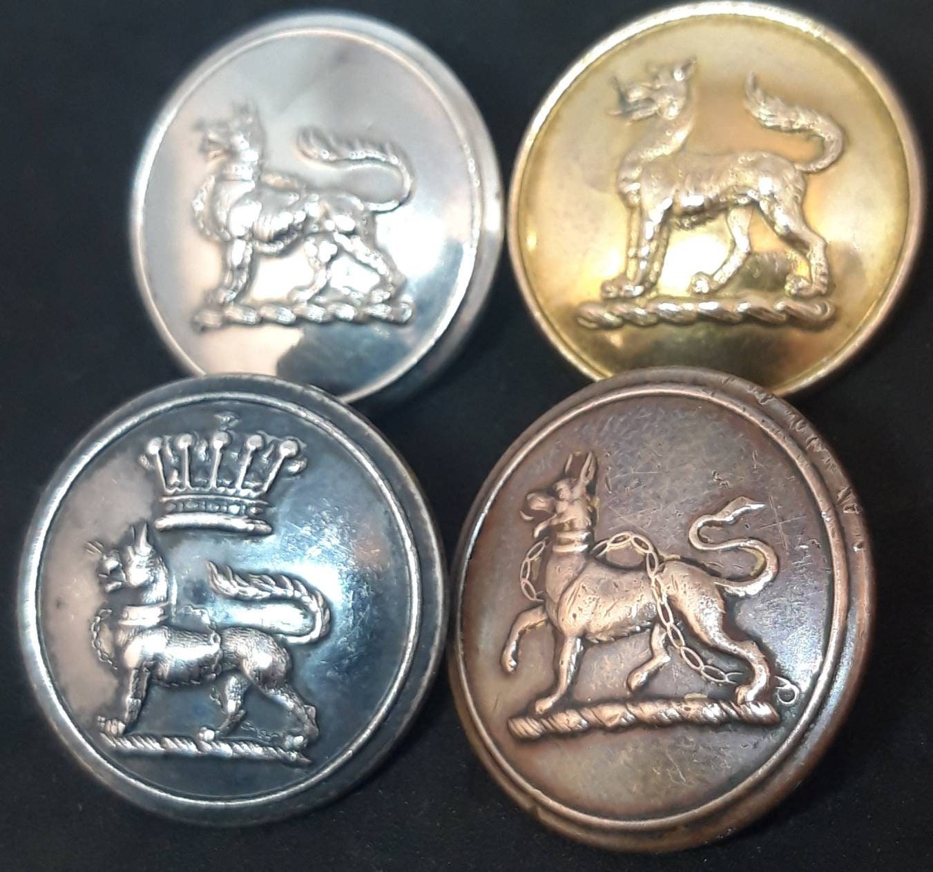 A Lovely Collection of Victorian Livery Buttons to Numerous Families ...