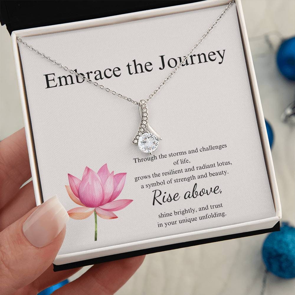 Inspirational Necklace Encouragement Gift for Her Sentimental Jewelry ...