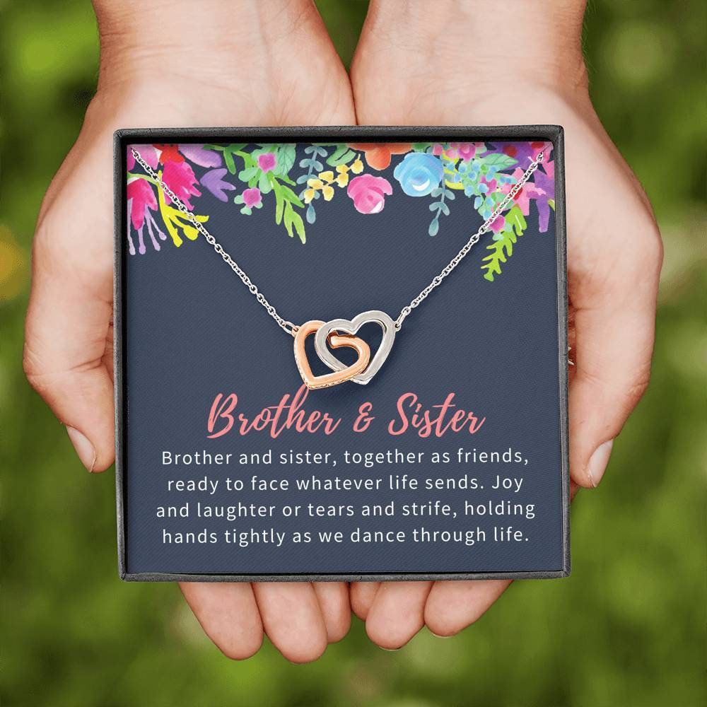 Brother and Sister Necklace, Sister Gift, Gift for Sister, Gift From ...