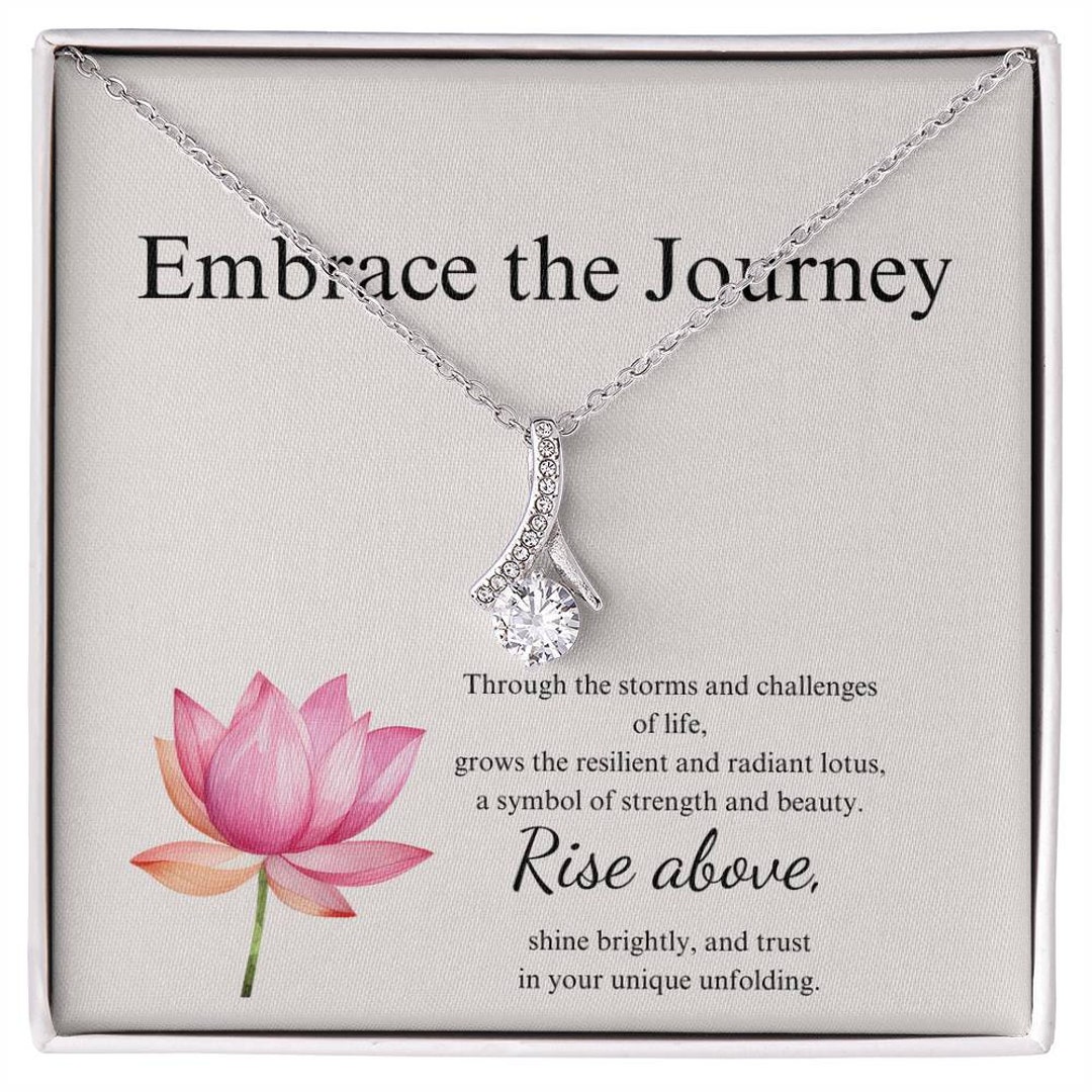 Inspirational Necklace Encouragement Gift for Her Sentimental Jewelry ...