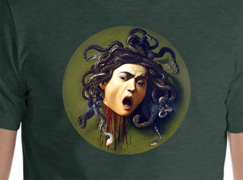 Caravage Méduse Gorgone la mythologie grecque ancienne manches - Etsy ...