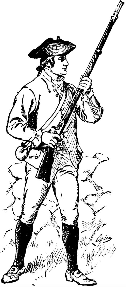 Colonial Soldier Clipart