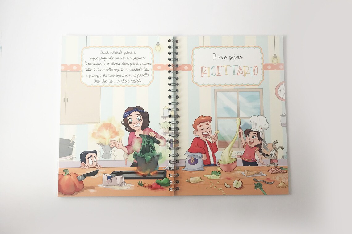 My first recipe book A cooking book for kids to write your - Etsy España