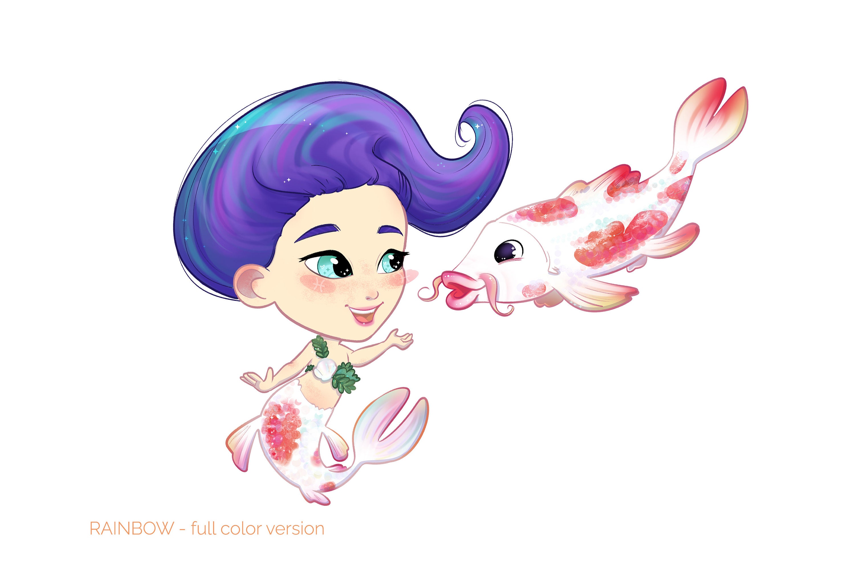 Chibi Portrait a Cute Illustration for Retirements Friends | Etsy