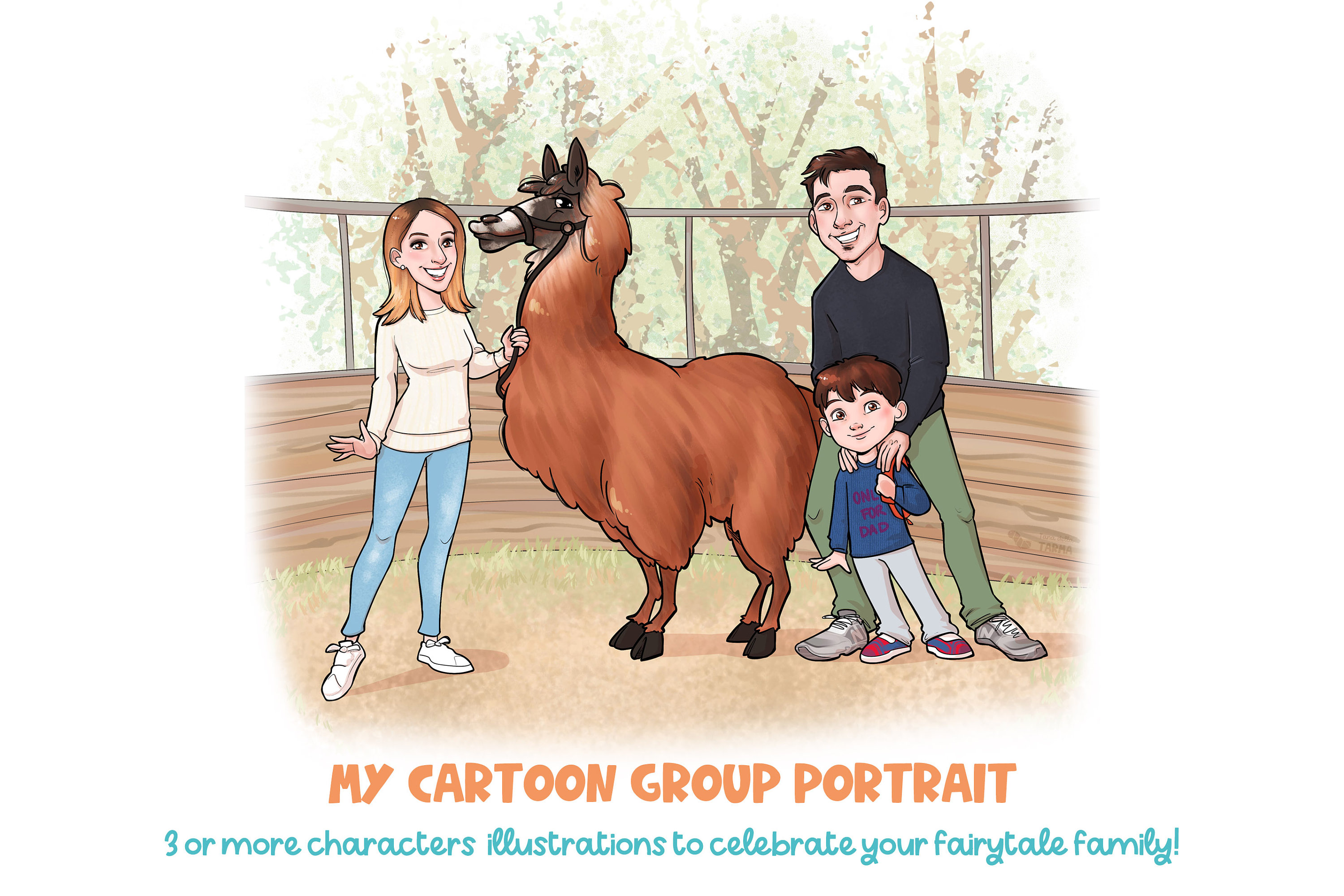 My Family Cartoon Characters