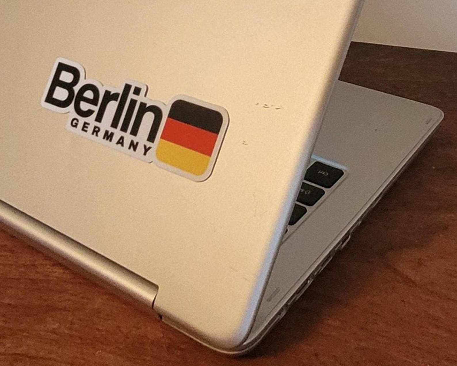 Berlin - Germany - Sticker With German Flag Design - Etsy