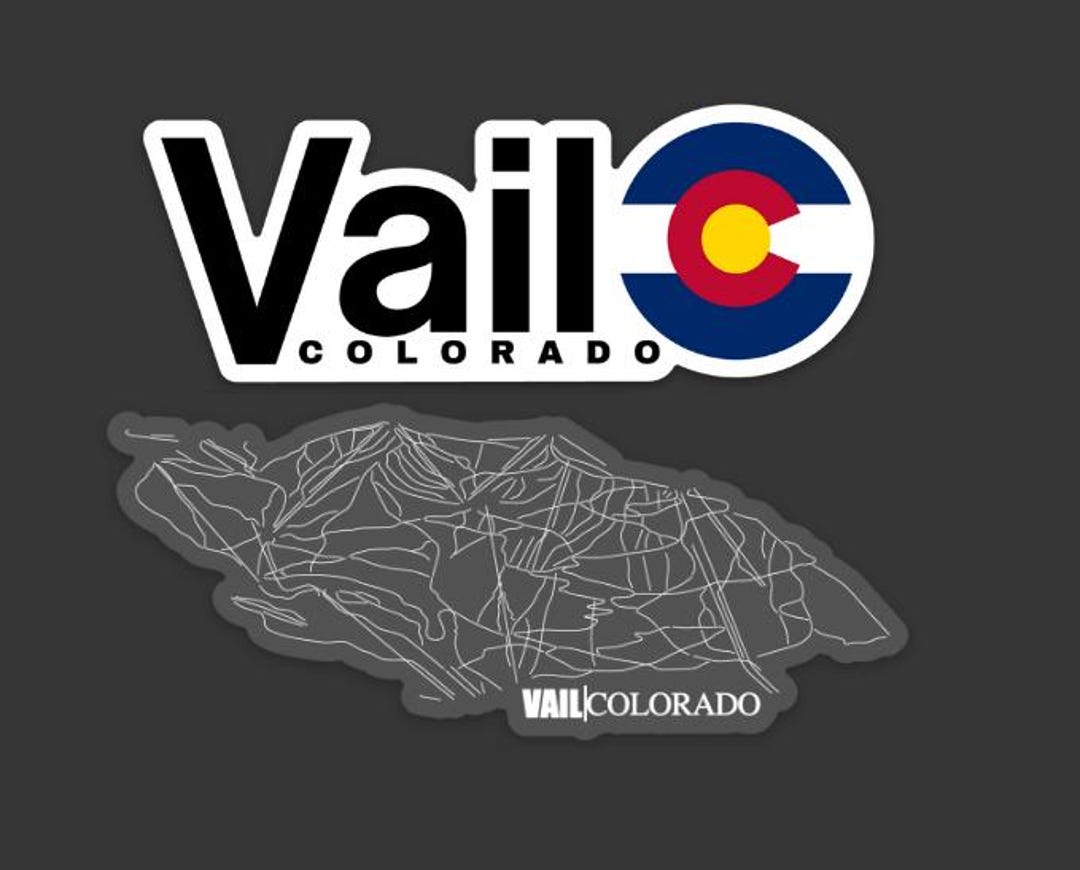 Vail - Colorado - Ski Resort Stickers - Two (2) Sticker Combo - Etsy