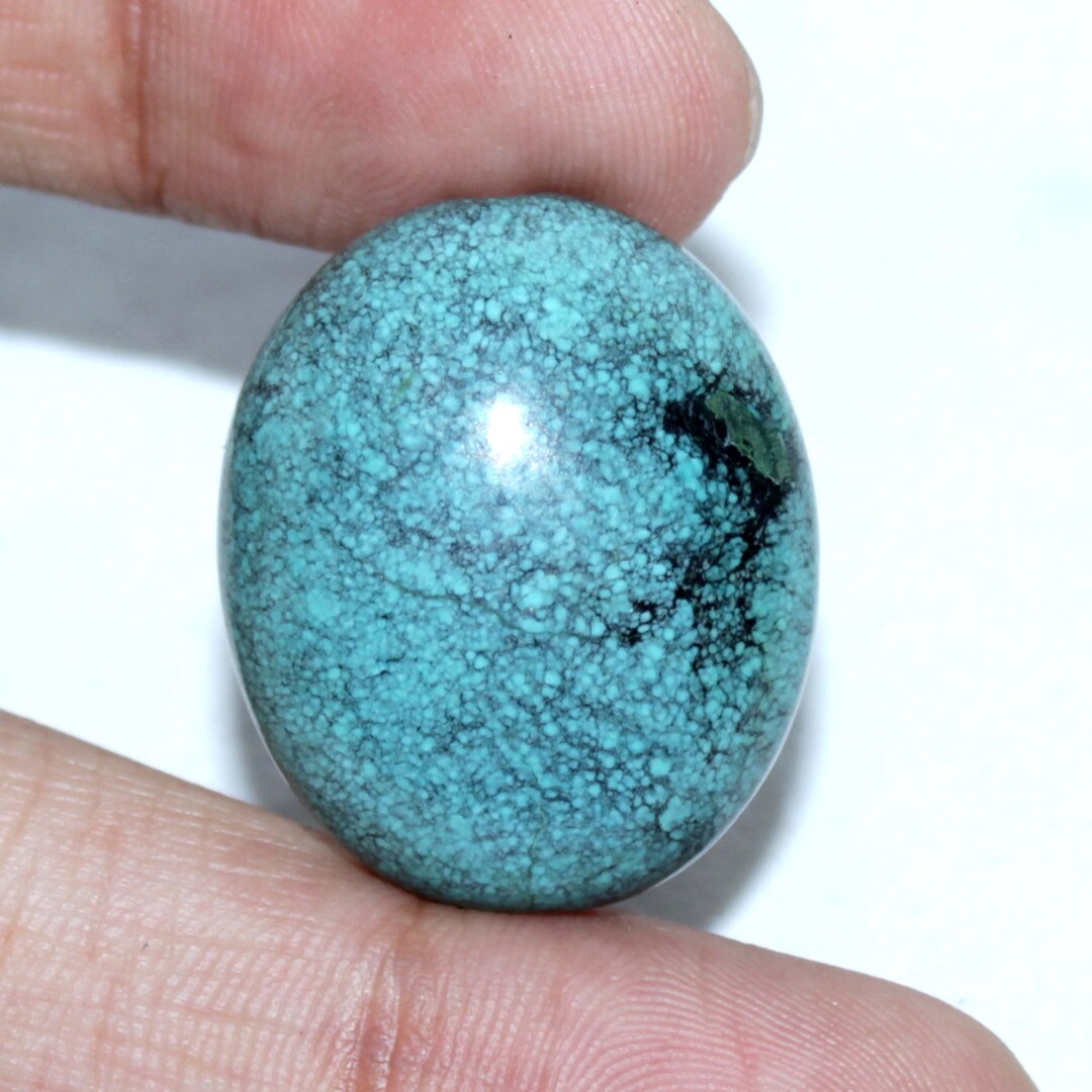 36.50CTS100% Natural Very Excellent Tibetan Turquoise Cabochon ...