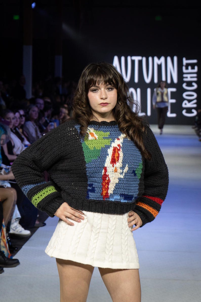 Crochet Pattern - Koi Pond Pullover Oversized Sweater, Beautiful, Cozy ...
