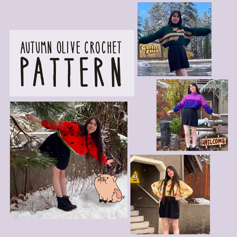 Crochet Pattern Mabel's Sweater Collection 20 in 1 - Etsy