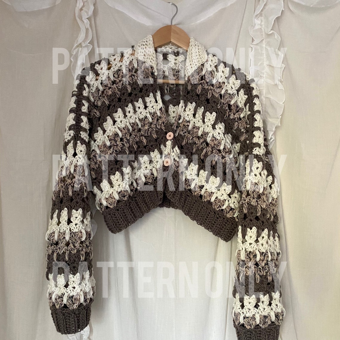 Crochet Pattern Calico Cats Cardigan Fun Cat Pattern - Etsy