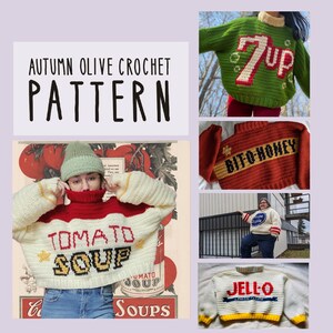 Crochet Pattern Vintage Kitchen Sweaters 10 in 1 Size - Etsy