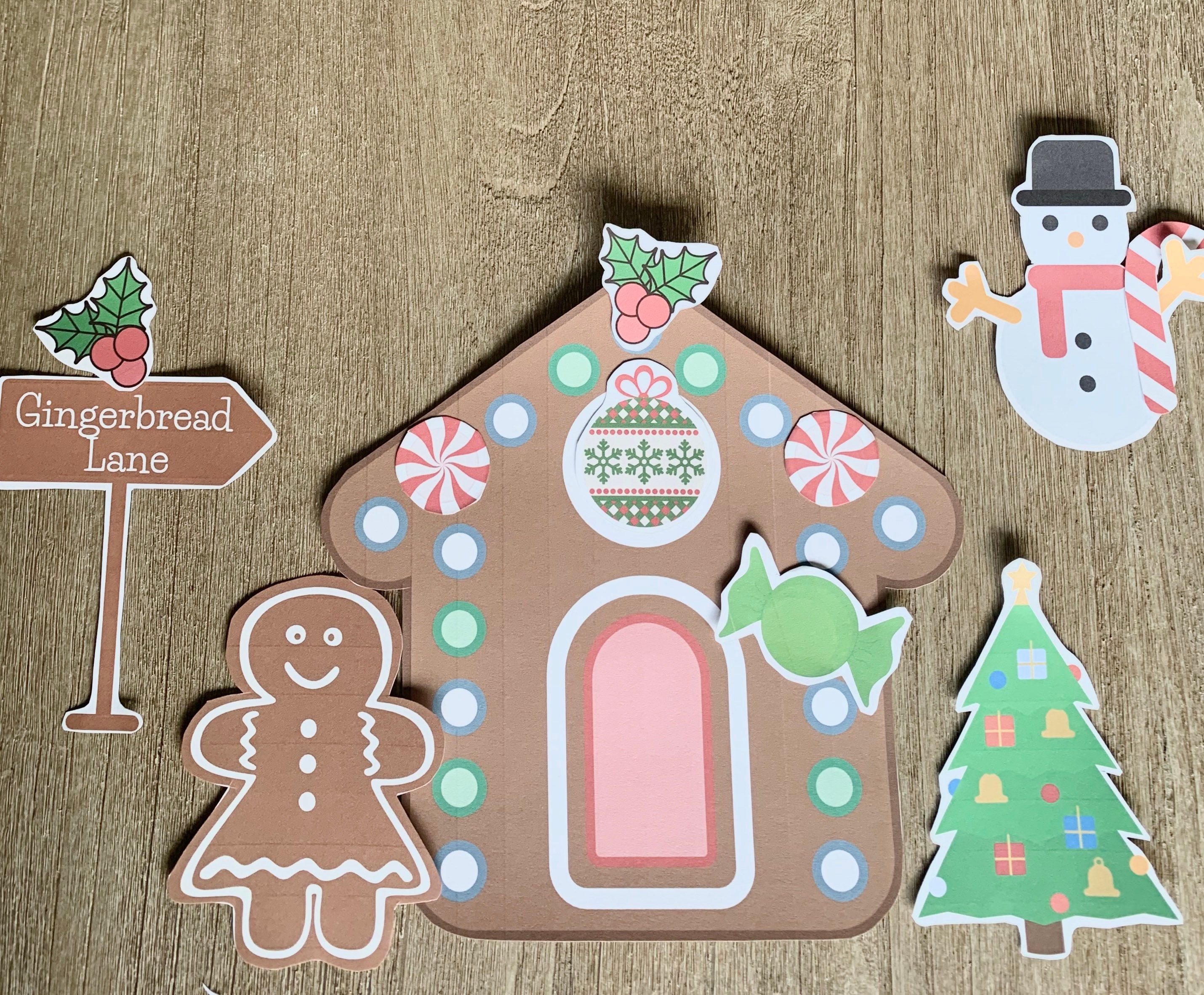 Gingerbread House Printable Activity, Toddler Pretend Play, Digital ...