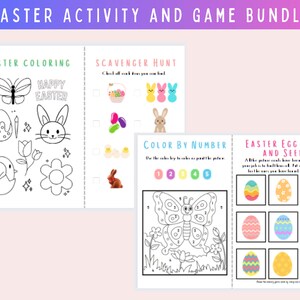 Easter Game, Easter Activity Bundle, Easter Activities for Sunday ...