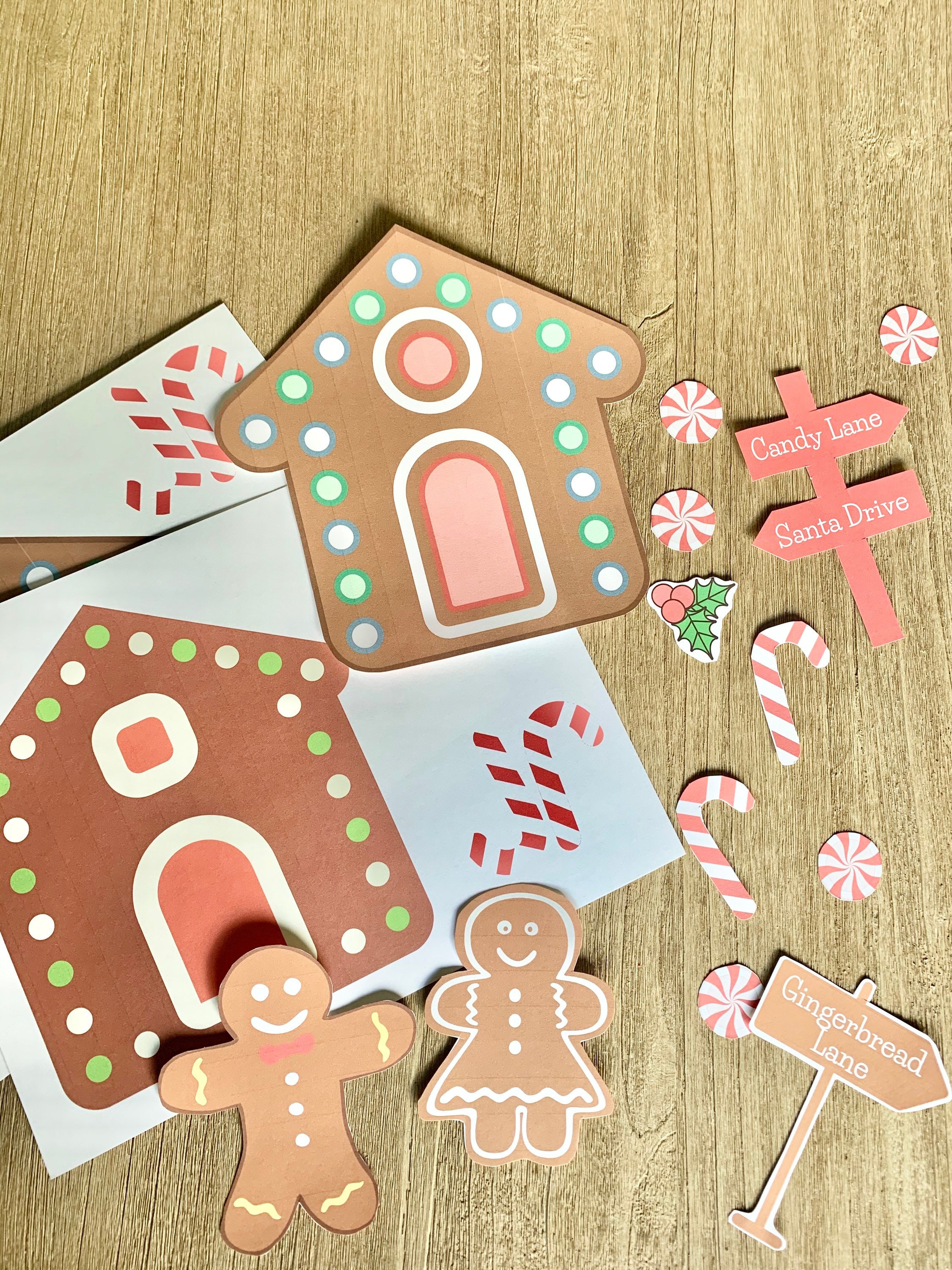 Gingerbread House Printable Activity, Toddler Pretend Play, Digital ...