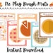 Fall Play Dough Mat Printables, Pie Baking Activity for Kids, Toddler ...