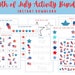 4th of July Preschool Activity Bundle Printable, Patriotic Toddler ...