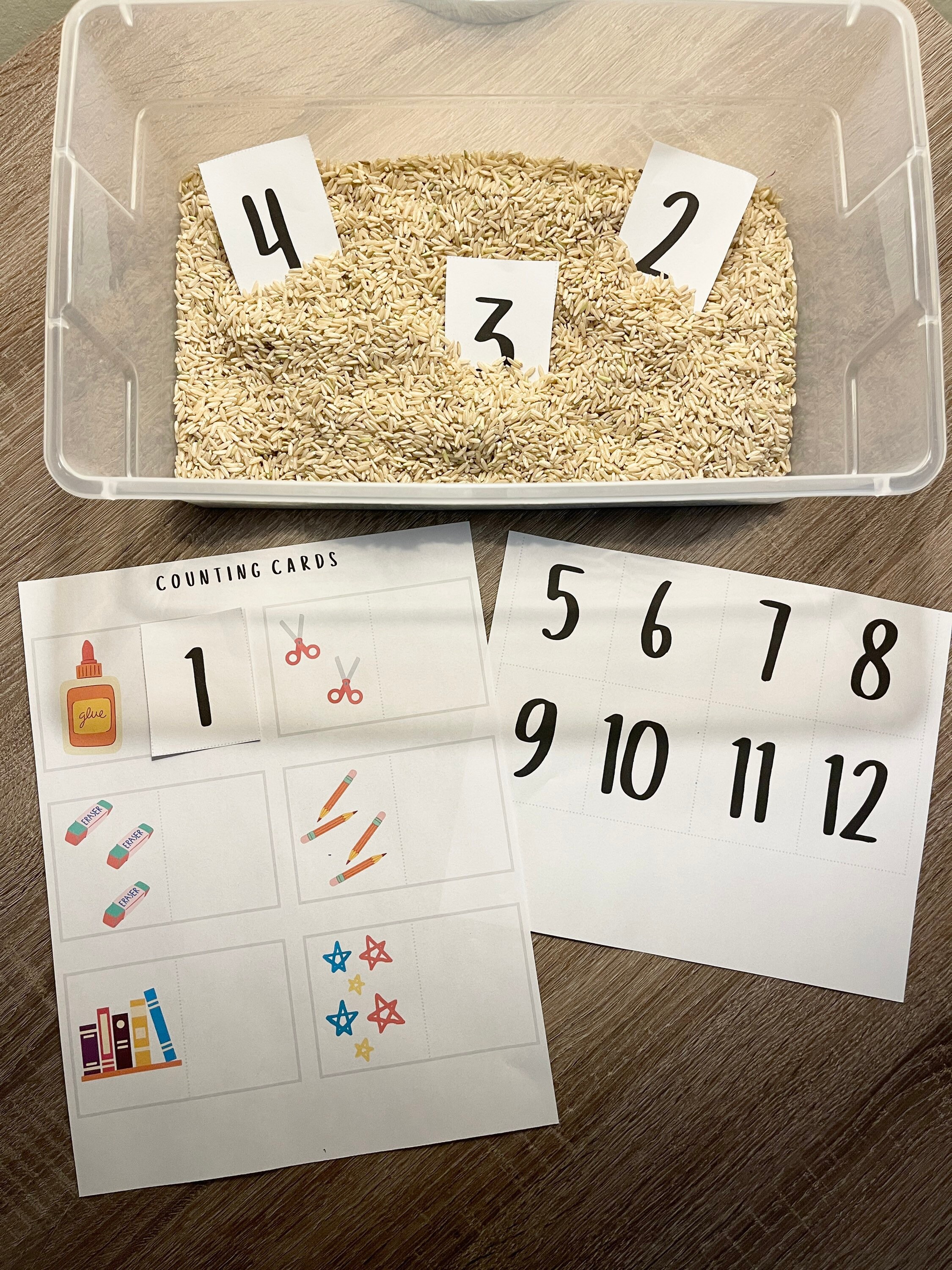 Back to School Activity Bundle Printable, Toddler and Preschool Sensory ...