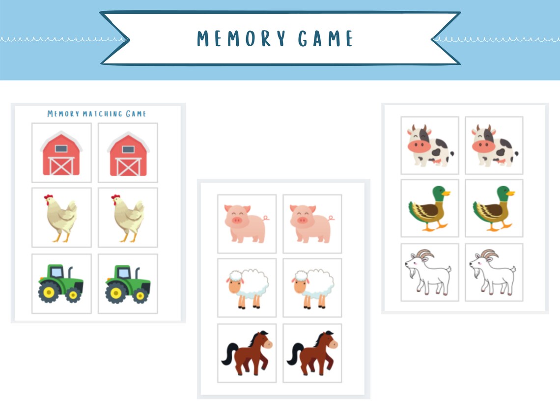 Farm Activity Bundle, Fall Toddler and Preschool Farm Animal Activities ...