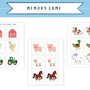 Farm Activity Bundle, Fall Toddler and Preschool Farm Animal Activities ...