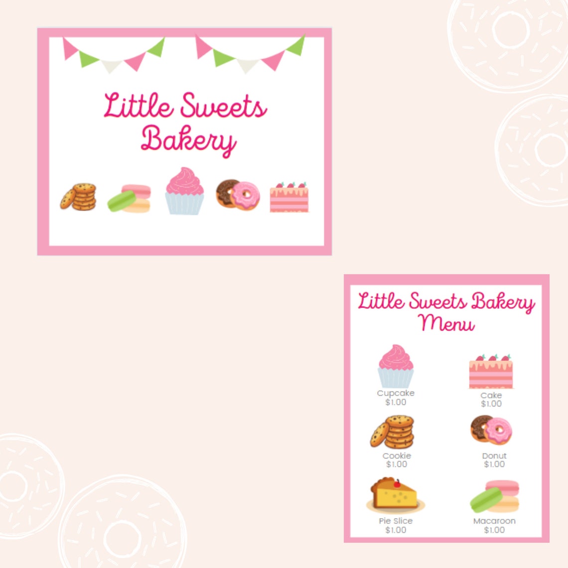 Bakery Printable, Toddler Pretend Play, Digital Bakery Activity Play ...