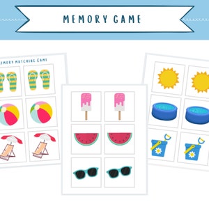 Summer Activity Bundle Printable, Toddler and Preschool Digital ...
