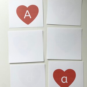 Valentine's Day Heart Memory Matching Game, Toddler and Preschool ...