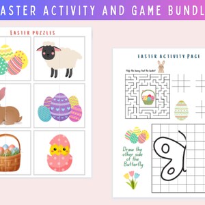 Easter Game, Easter Activity Bundle, Easter Activities for Sunday ...