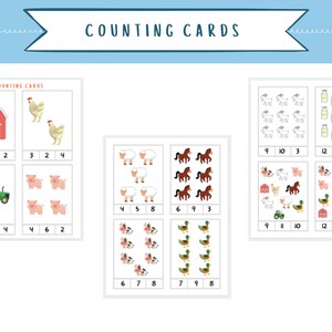 Farm Activity Bundle, Fall Toddler and Preschool Farm Animal Activities ...
