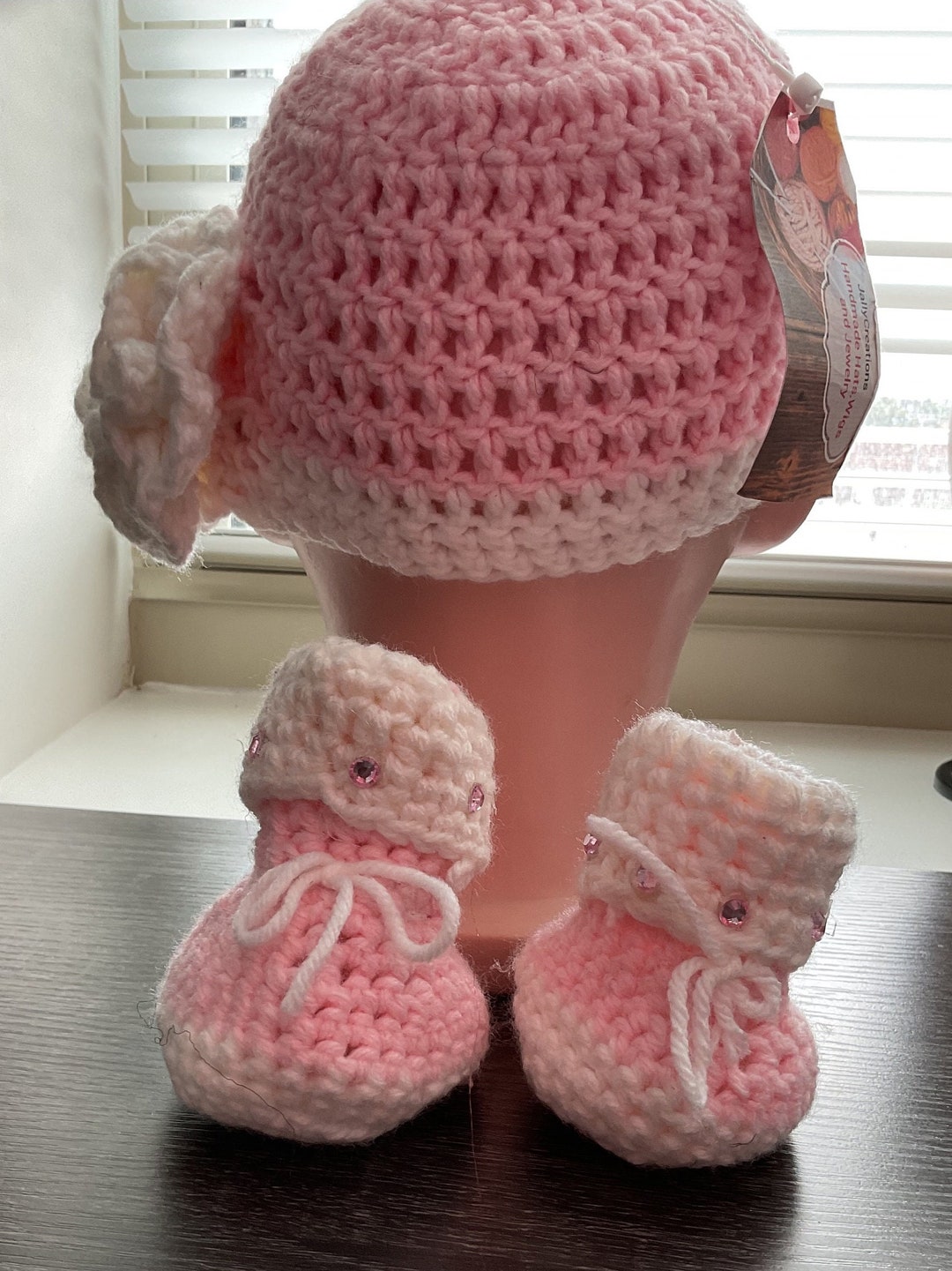 Pink Flower Set - Etsy