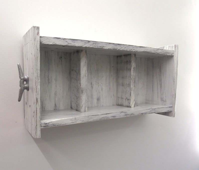 Shabby Chic 2-tier Baby Shelf: Reclaimed Wood Coastal Decor - Etsy