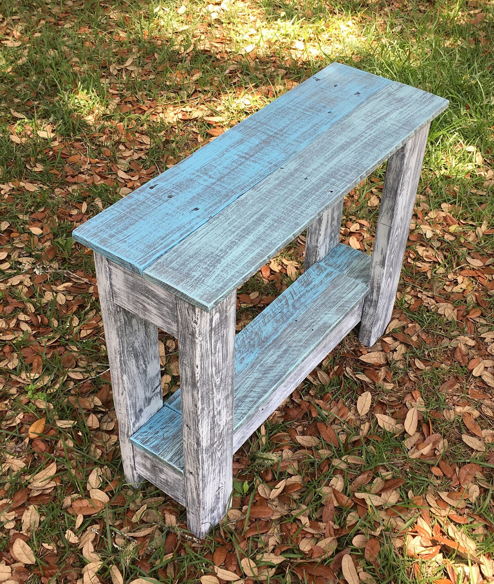 Beach House Wood End Table Rustic Nautical Furniture | Etsy