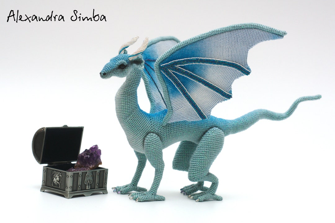 0013 Dragon Crochet Pattern - Elsa, the Dragon - Pdf File by Alexandra ...